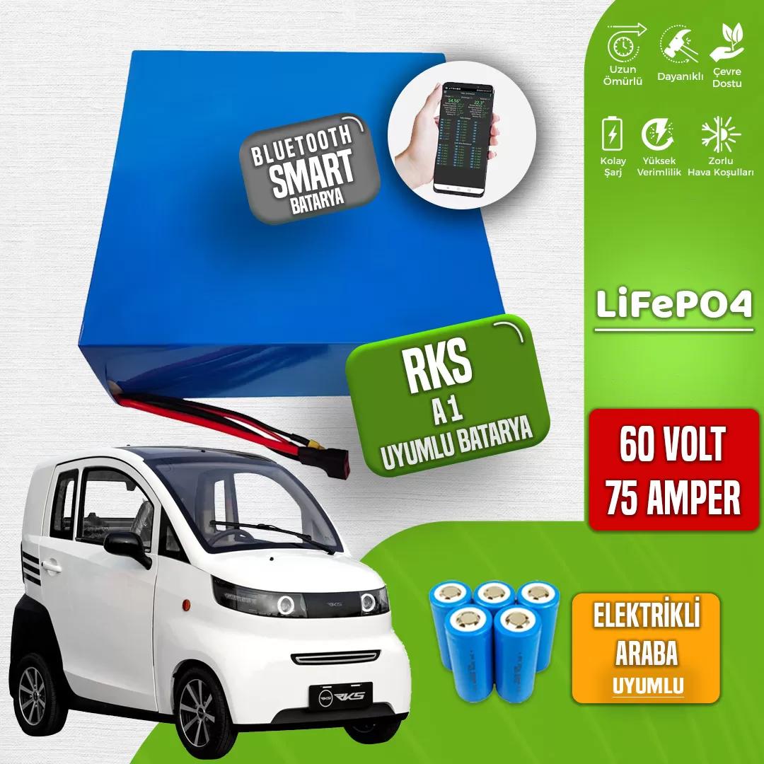 Rks A1 LiFePO4 Batarya 60 Volt 75 Ah Smart Bluetooth Özellikli - 42,749 ...
