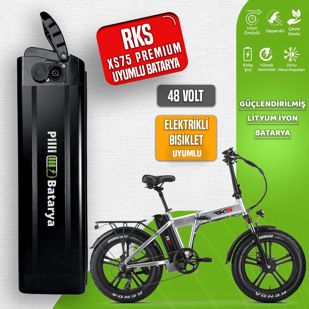 Rks XS75 Premium Batarya Güçlendirilmiş Batarya 12.8 Ah | Pilli Batarya